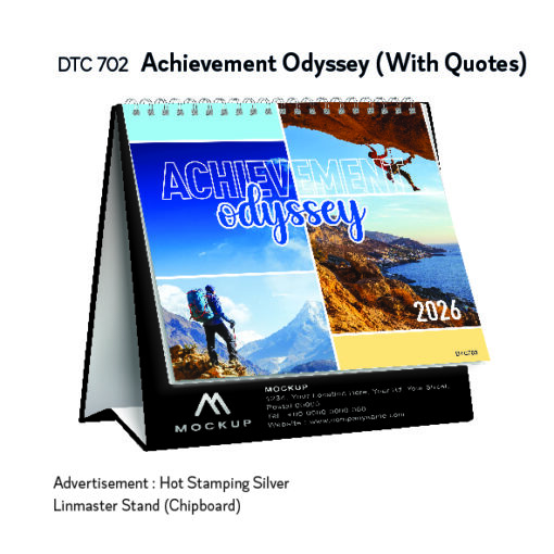 DTC 702 - Achievement Odyssey Desk Top Calendar 2026